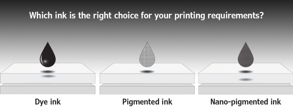 Difference between ink types | Komdruck AG